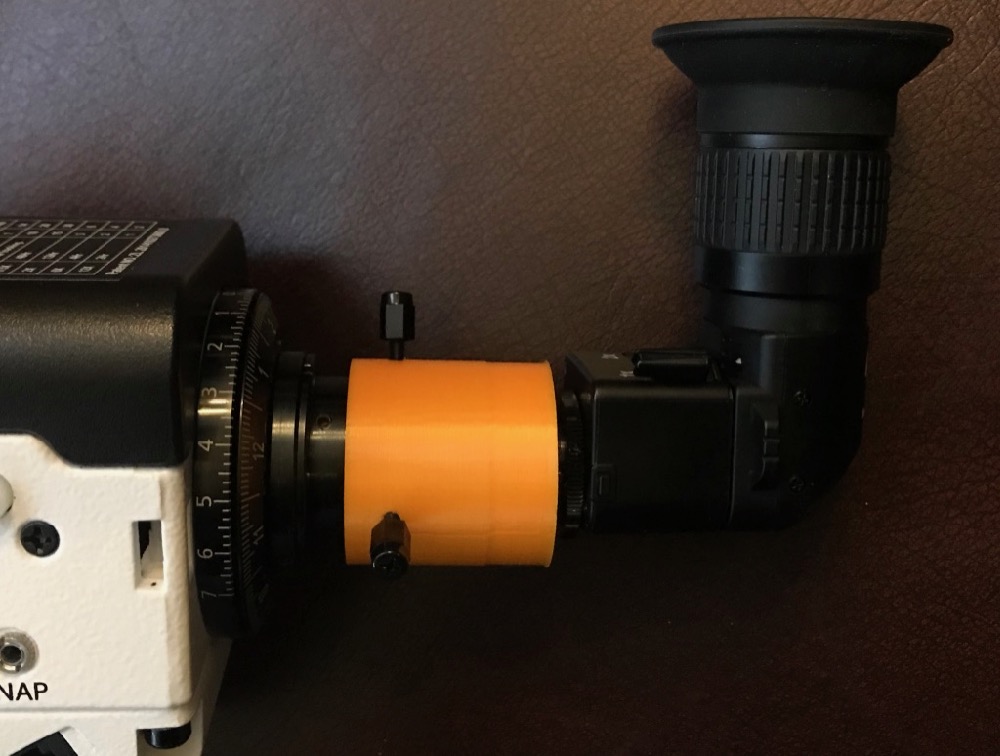 Chris Searle Nikon DR 5 Right Angle Finder Adapter For Star Adventurer
